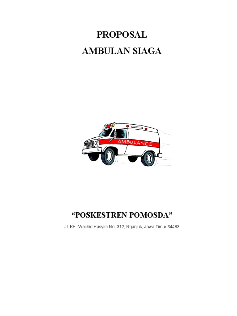 Proposal Ambulan Siaga | PDF