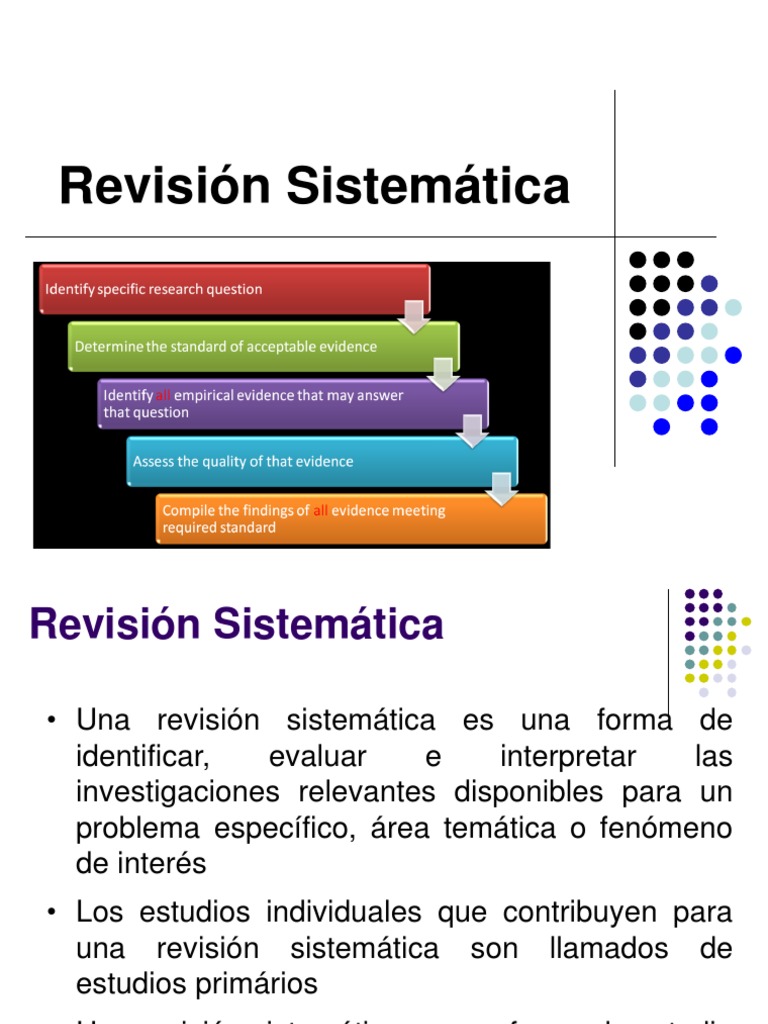 Revision Sistematica | PDF | Planificación | Software