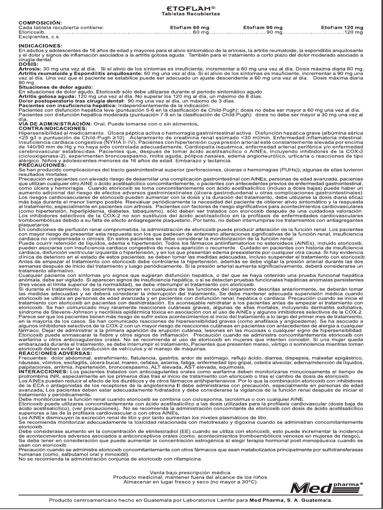 Etoflam 60 90 120 | PDF