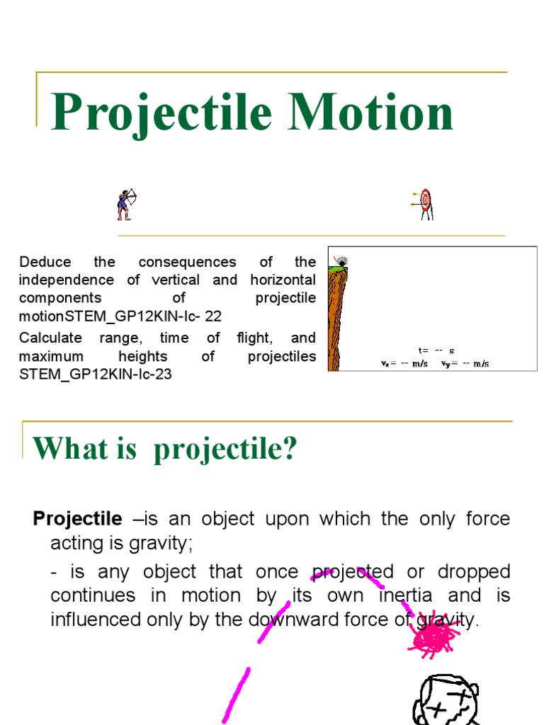 Projectile and Circular Motion | PDF | Acceleration | Rotation Around A ...