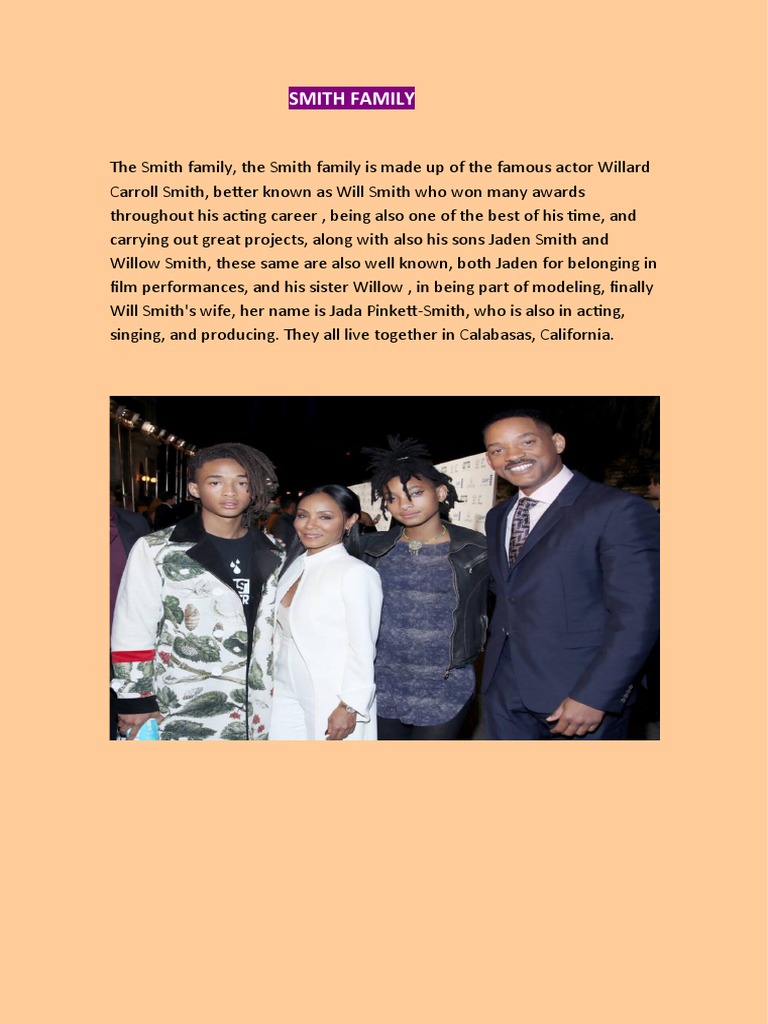 Smith Family - Tarea | PDF