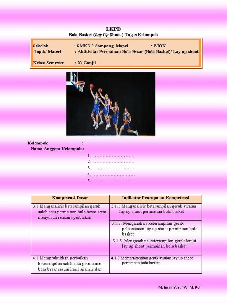 LKPD Basket Diferensiasi | PDF