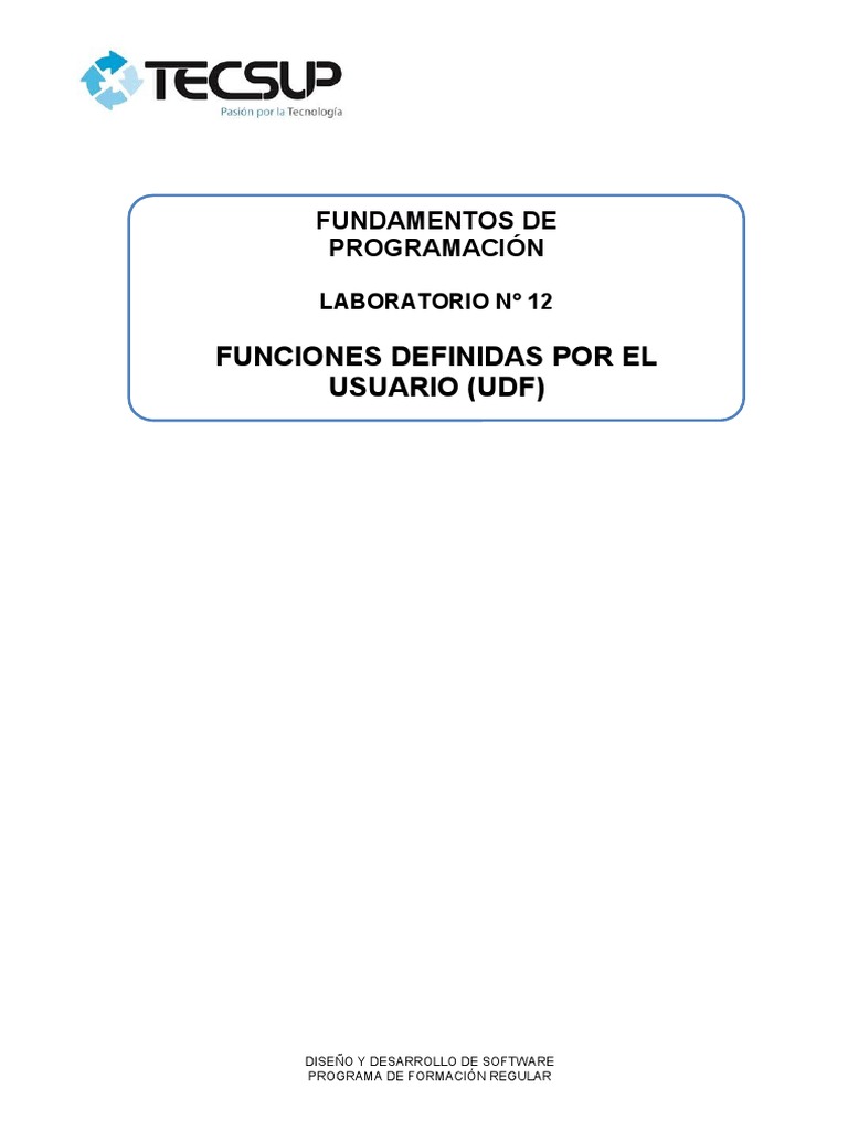Lab 12 - Funciones Definidas Por El Usuario | PDF | Python (lenguaje de ... Lab 12 - Funciones Definidas Por El Usuario | PDF | Python (lenguaje de ...