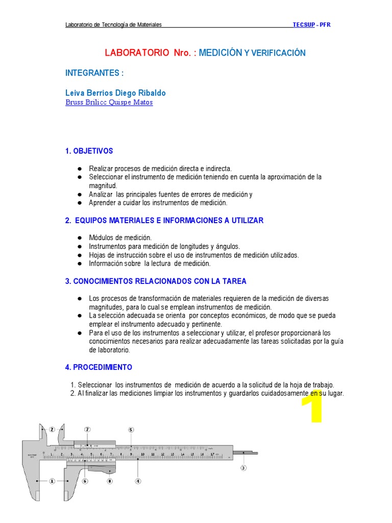 Lab. 6 Mediciones | PDF | Medición | Laboratorios