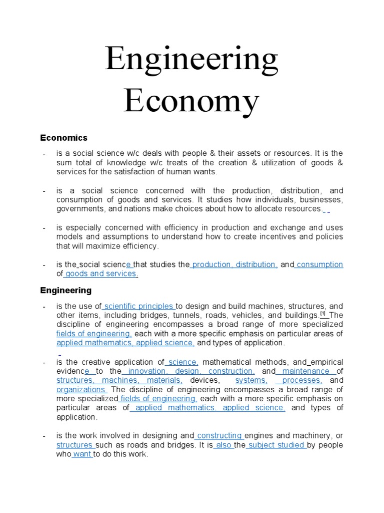 Engineering Economy1 | PDF | Interest | Depreciation