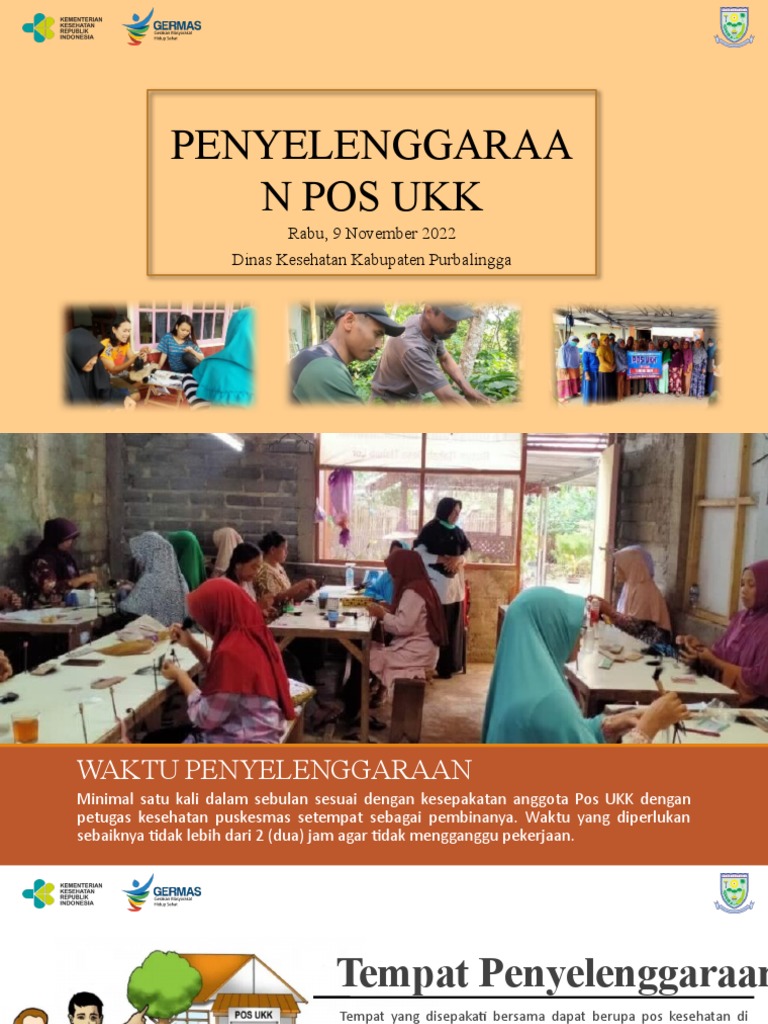 Materi Penyelenggaraan Pos UKK | PDF