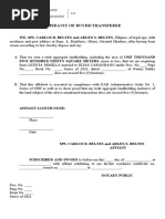 DAR - Application For Issuance of Land Transfer Clearance | PDF ...