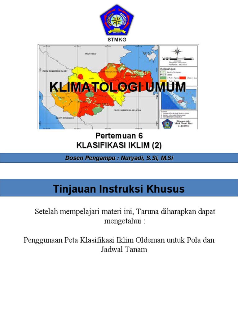 PERTEMUAN 6 - Klasifikasi Iklim | PDF