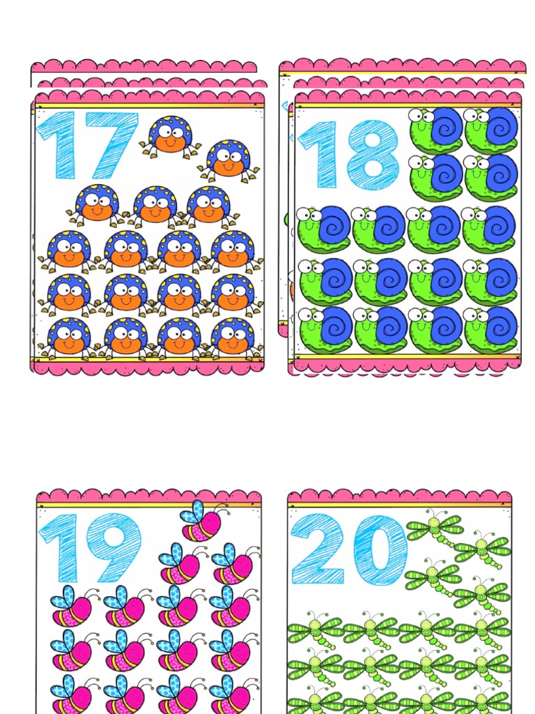 Numeros Del 11 Al 20 | PDF