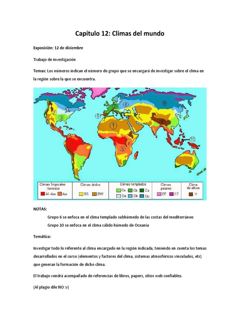 Tema Exposiciones Climasperu | PDF
