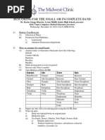 Beginning Band - First Five Note Worksheets | PDF