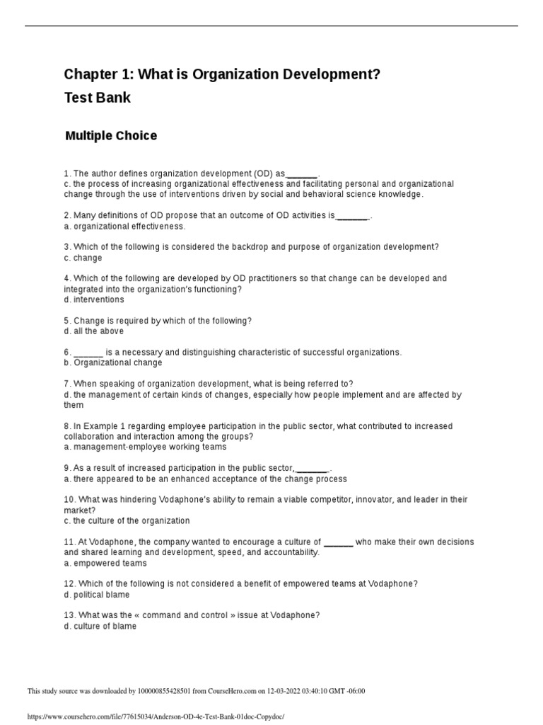 Understanding Organization Development | PDF | Organization Development ...