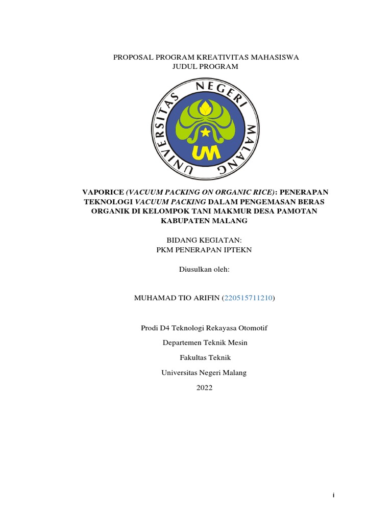 PKM - Pi Tio Arifin | PDF