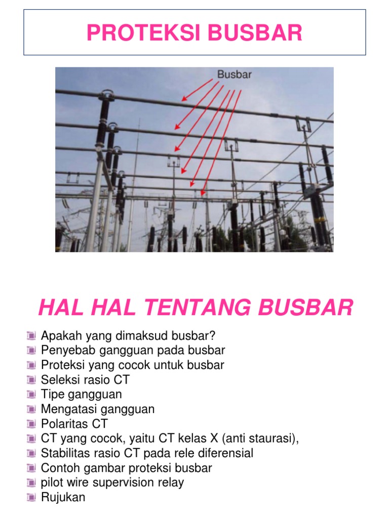 Proteksi Busbar | PDF