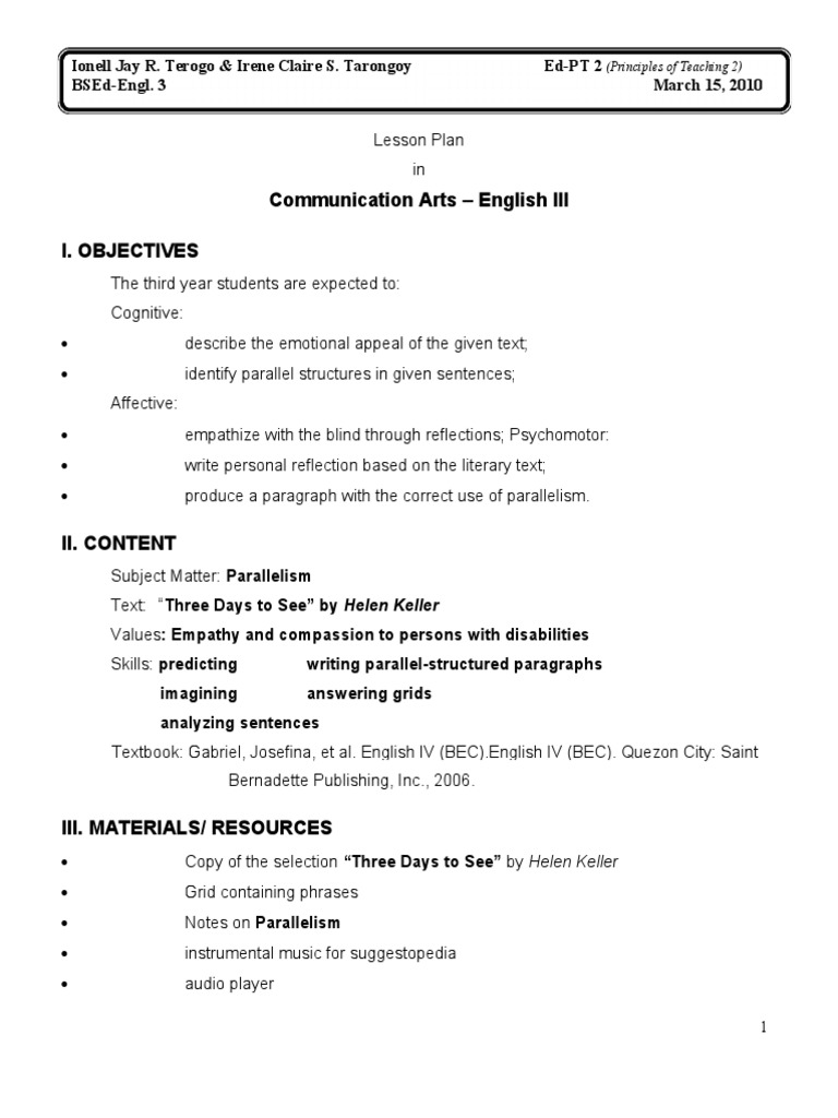 Sample LP Direct Method | PDF | Empathy | Compassion