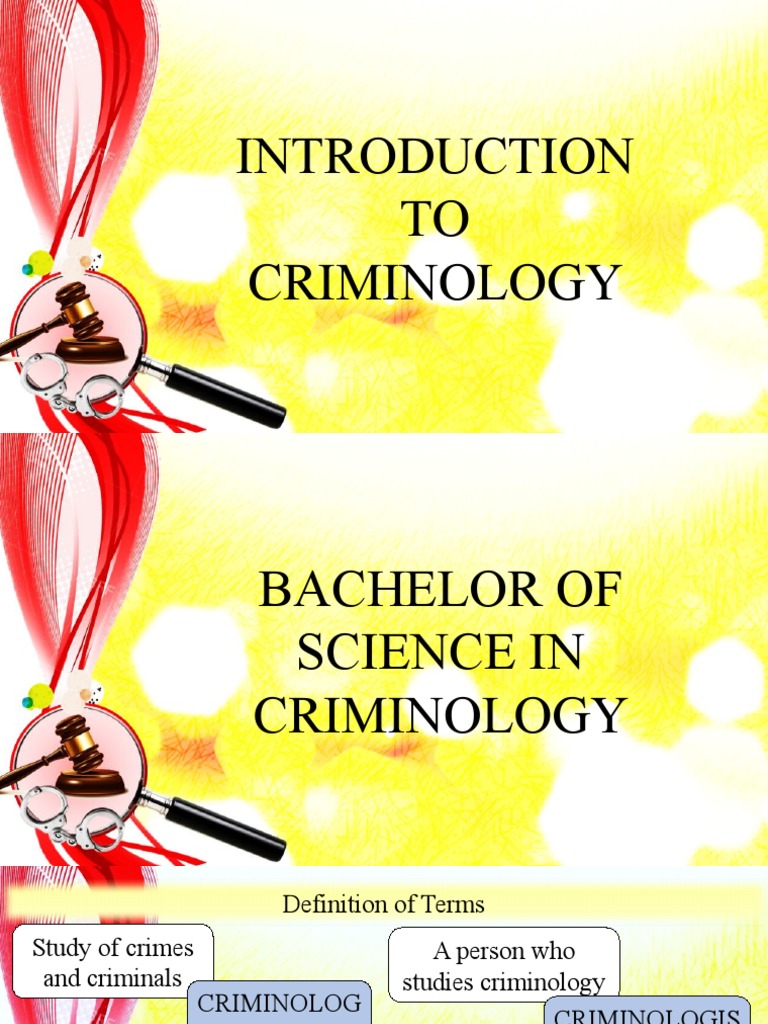 An Introduction to Criminology: Defining Key Concepts and Tracing the ...