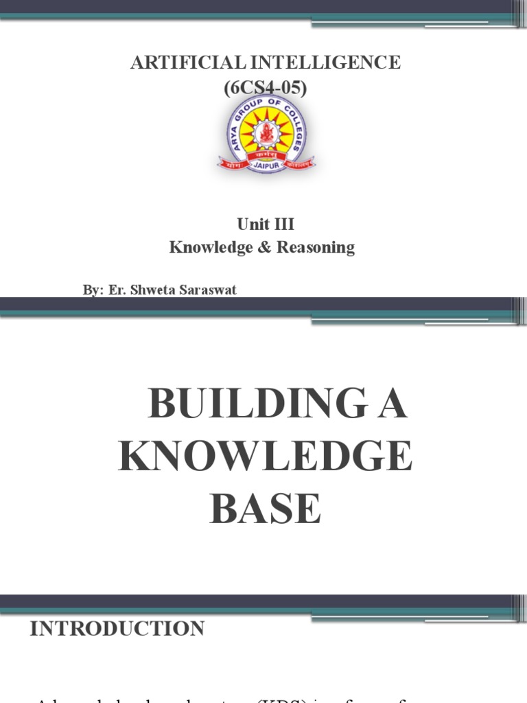 6CS4 AI Unit-3 | Download Free PDF | Mathematical Logic | Mathematics