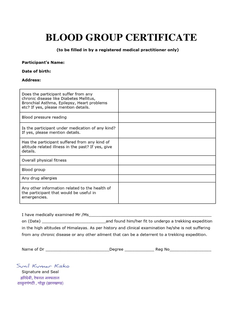 Group Certificate Template