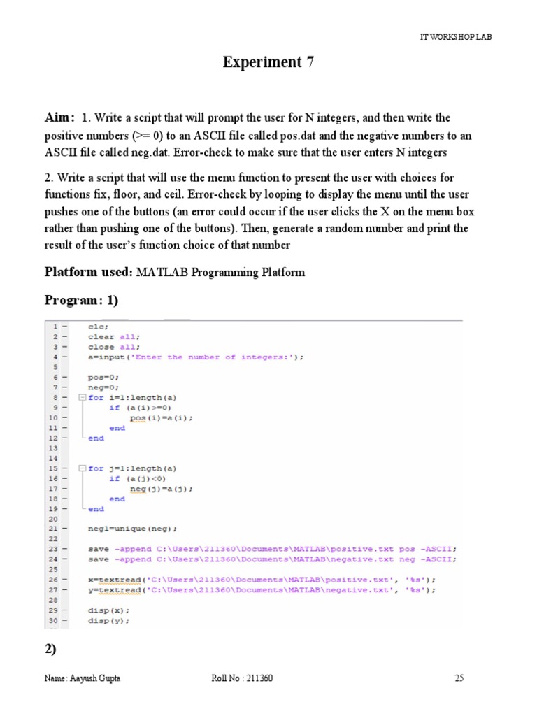Matlab | PDF | Function (Mathematics) | Area Matlab | PDF | Function (Mathematics) | Area