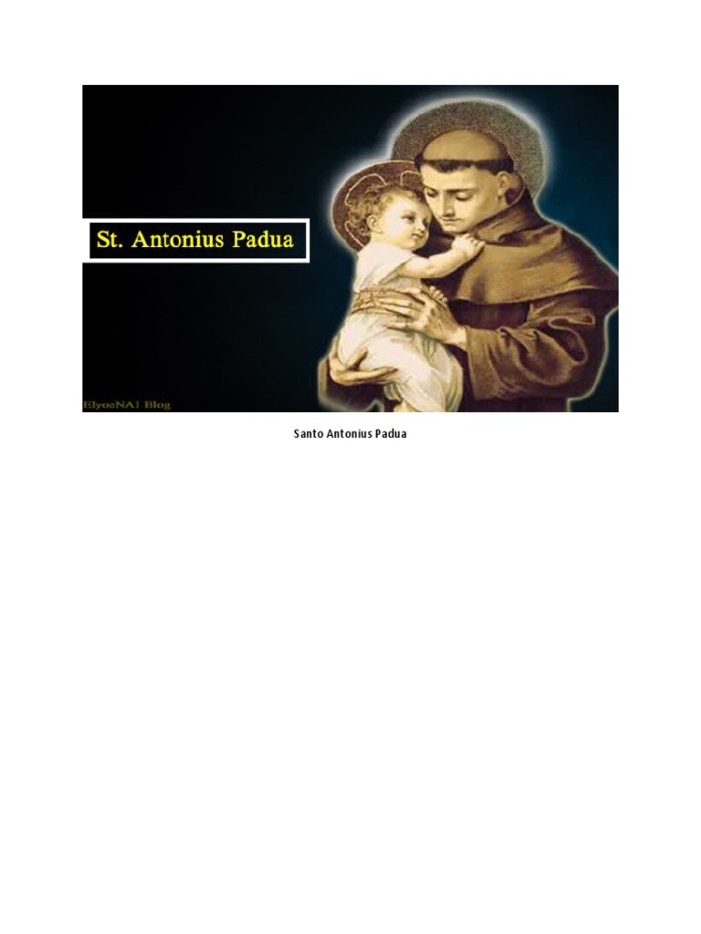 Berdoa Novena ST Antonius | PDF