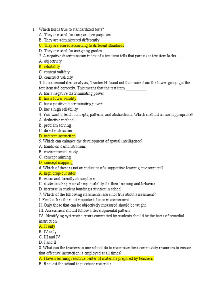 Assessment of Learning | Download Free PDF | Teaching Method | Learning