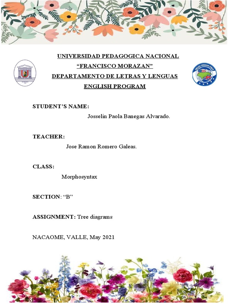 Morphosyntax Diagram Trees | PDF