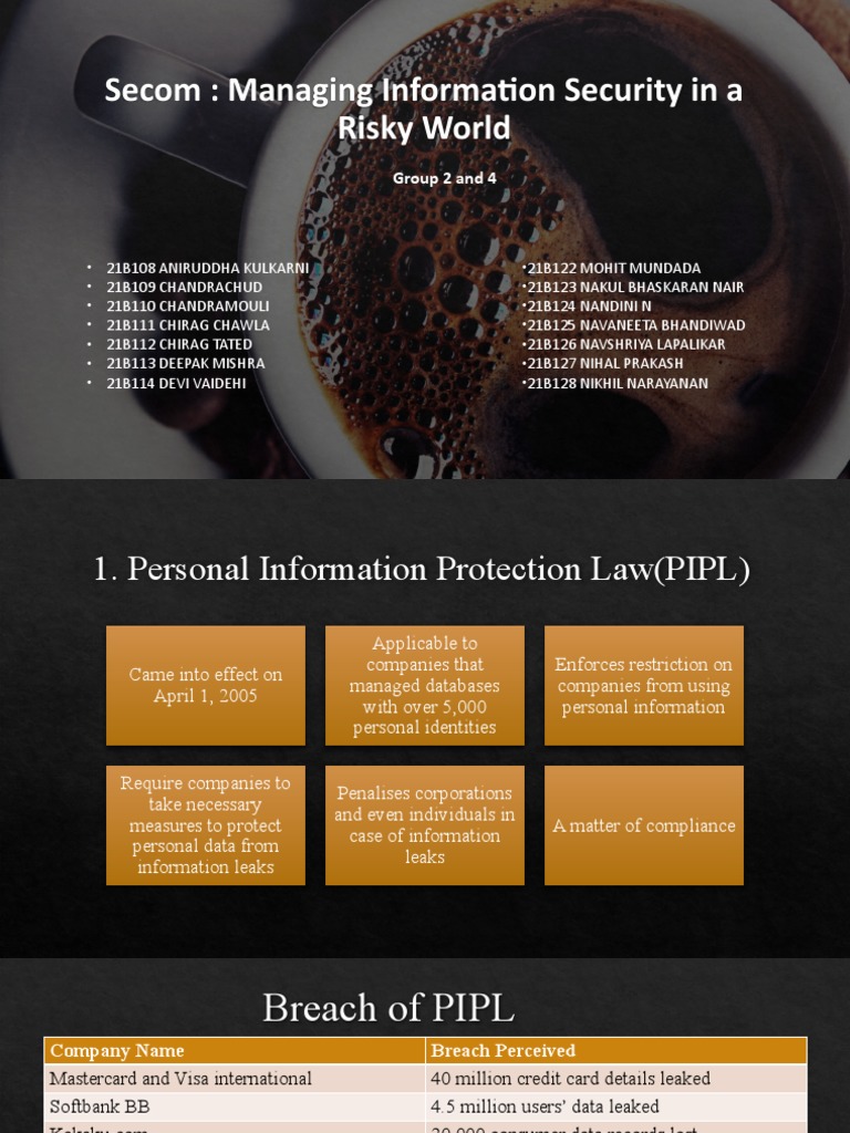 Secom Group | PDF | Computer Security | Security