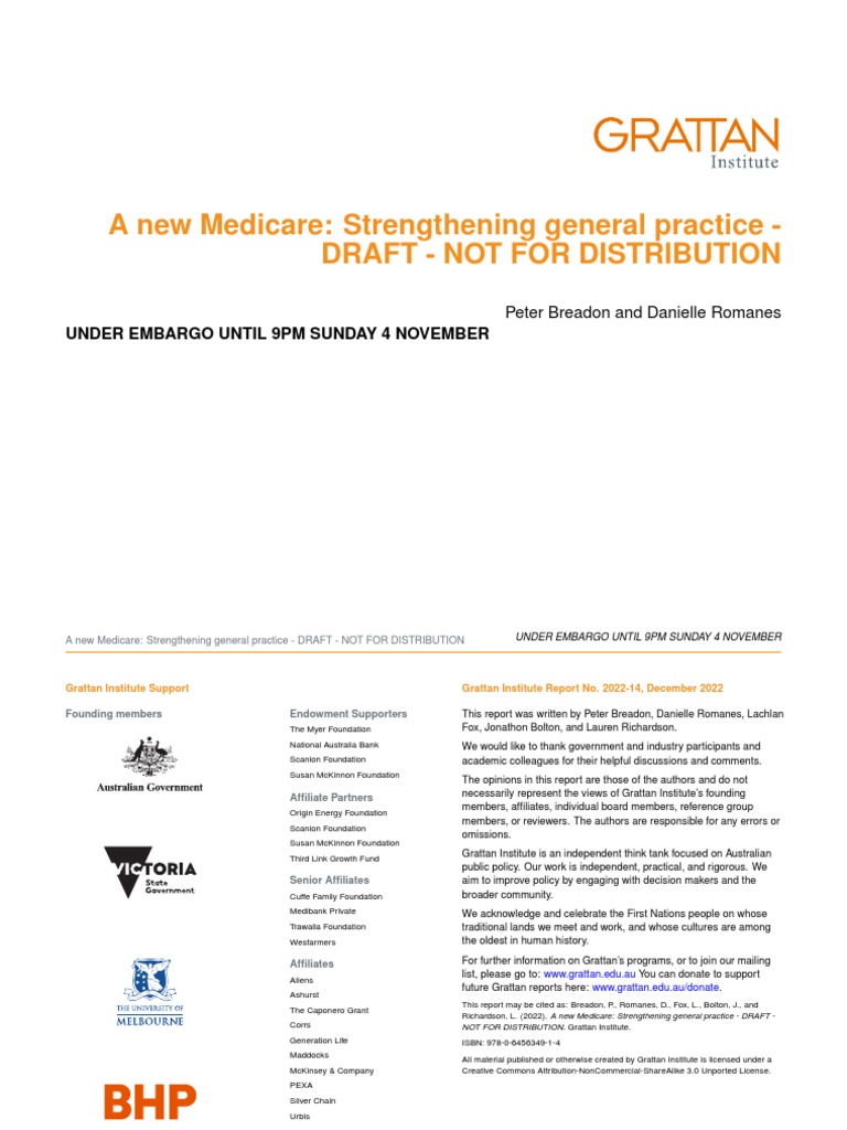 A New Medicare | PDF | General Practitioner | Chronic Condition