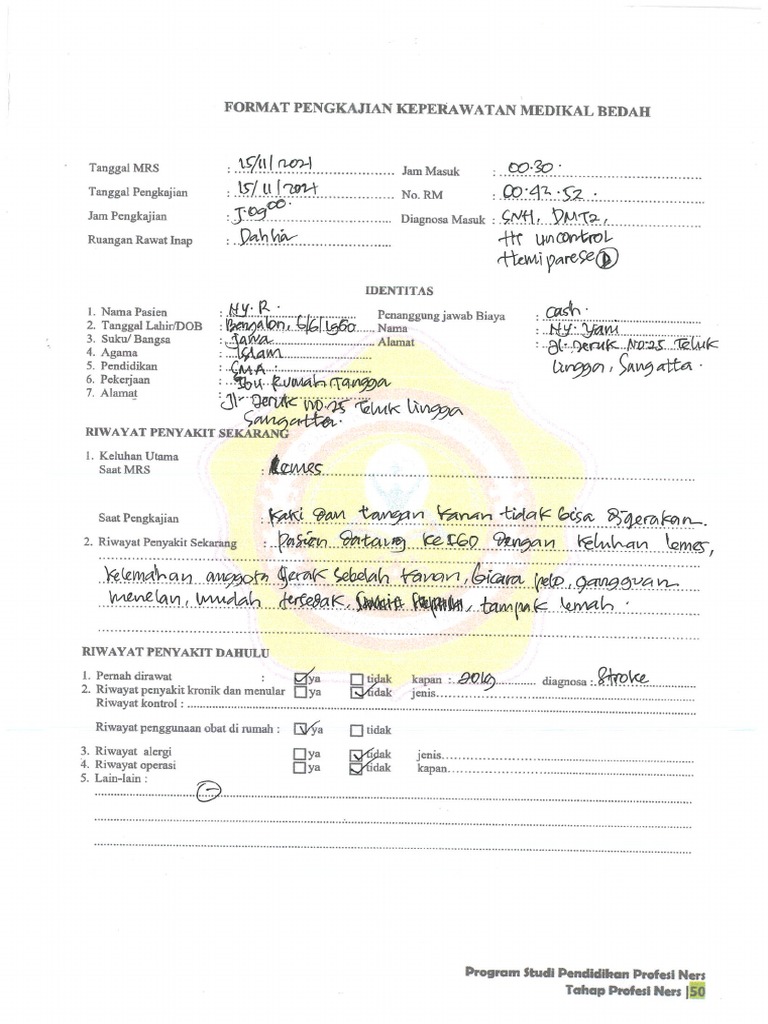 Askep SNH Irma | PDF