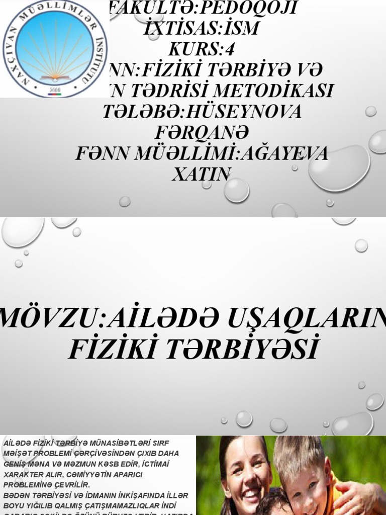 H.ferqane - Fiziki Terbiye | PDF