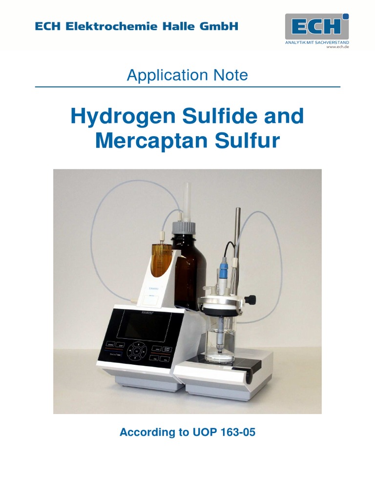 BA 03-01 Application Sulfide - Mercaptan UOP 163 | PDF | Chemistry ...