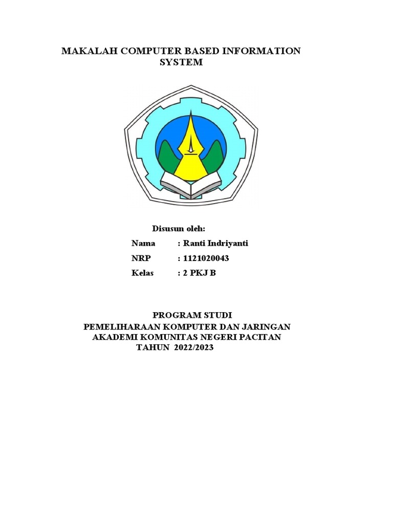 Makalah Computer Based Information System | PDF