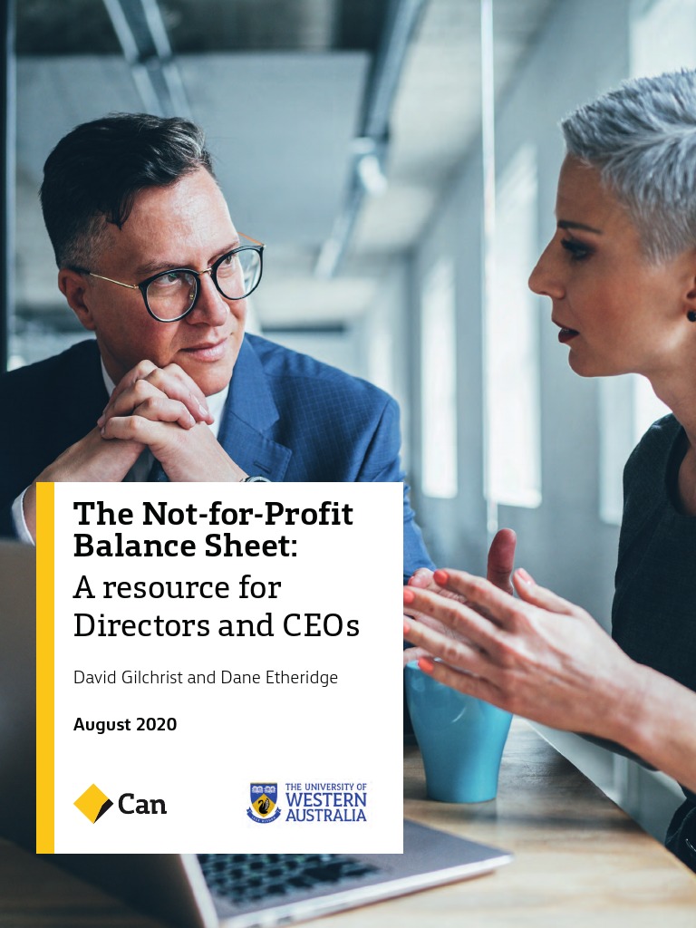 J789 - Not For Profit Balance Sheet | PDF | Balance Sheet | Equity ...