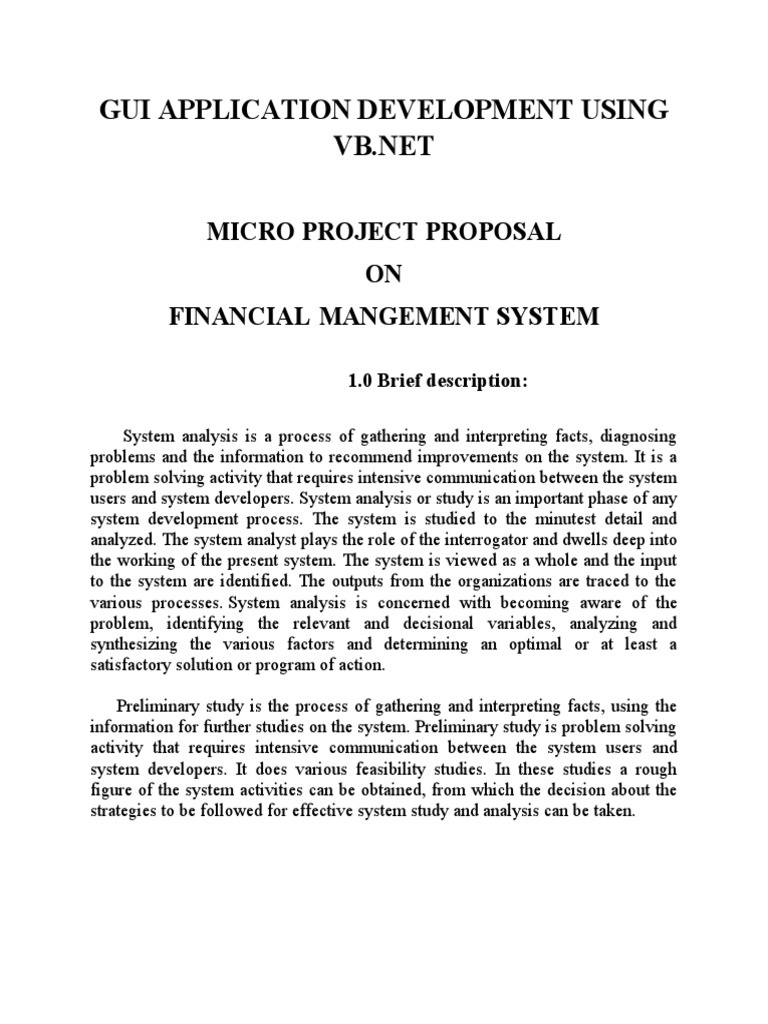 GUI Microproject | PDF | C++ | Management Information System
