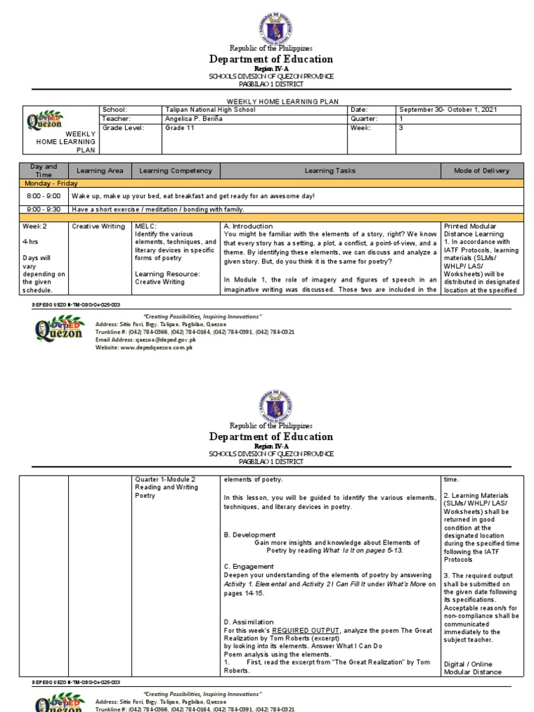 CW Uwhlp Q1 W3 | PDF