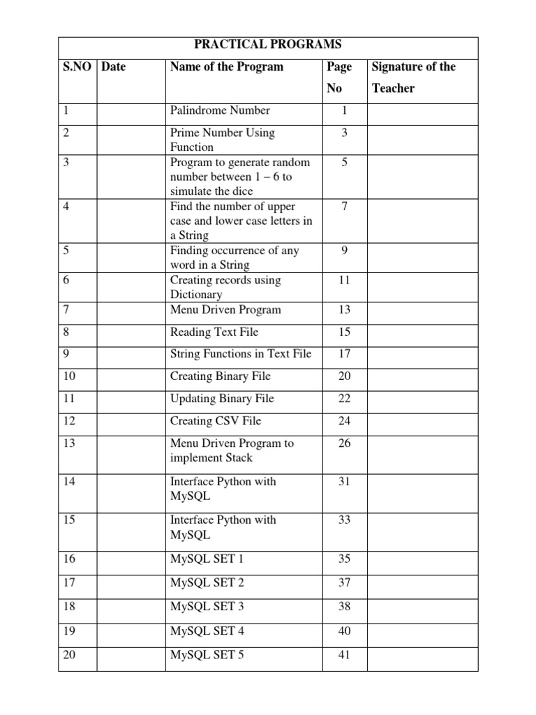 Xii - CS - Lab Programs (2022-23) | PDF | Parameter (Computer Programming) | Computer Program