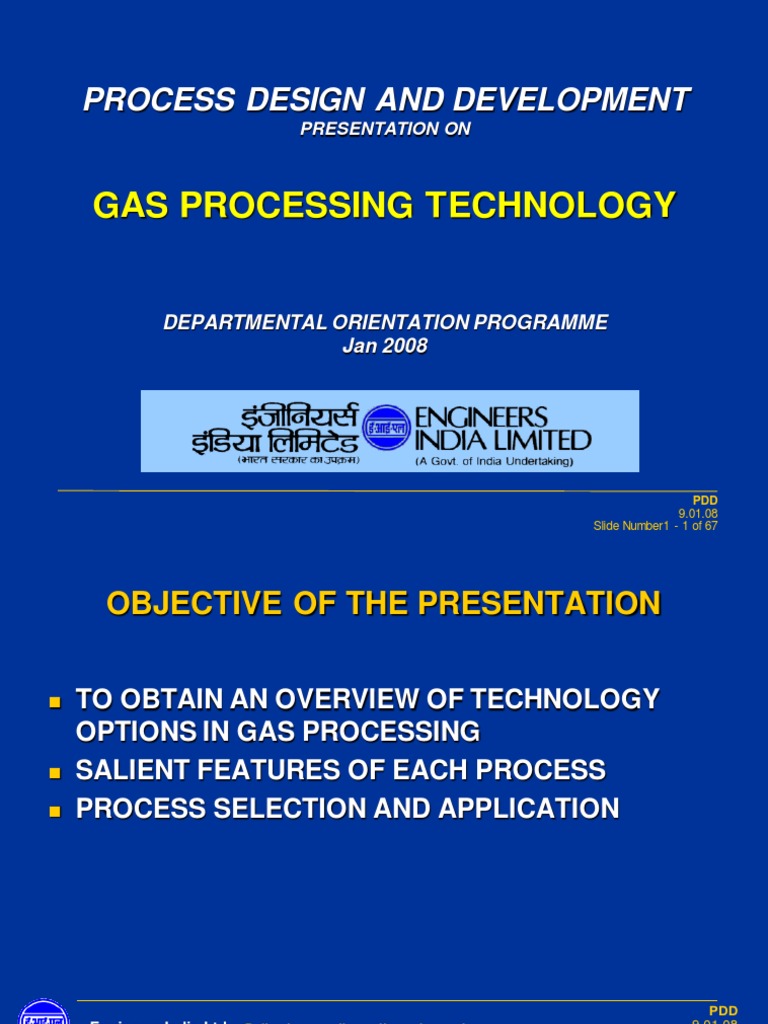 Gas Processing Presentation | PDF | Natural Gas Processing | Liquefied Petroleum Gas