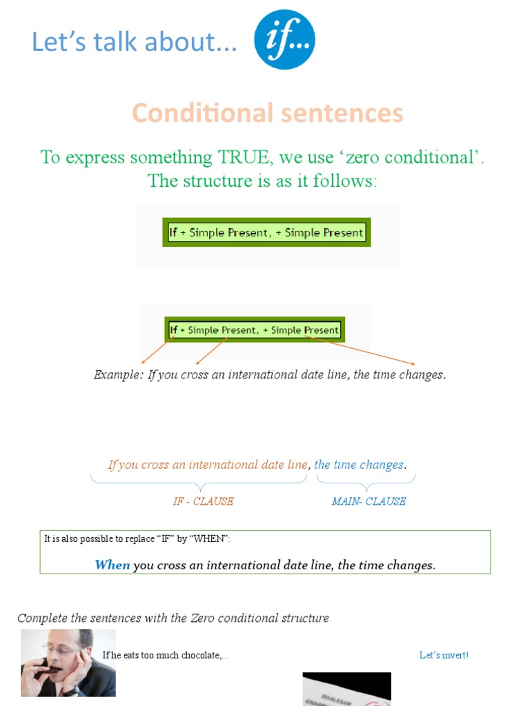 Zero and First Conditional | PDF | Language Arts & Discipline