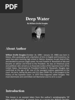 Class 12 English PPT Deep Water | PDF | Swimming | Fear