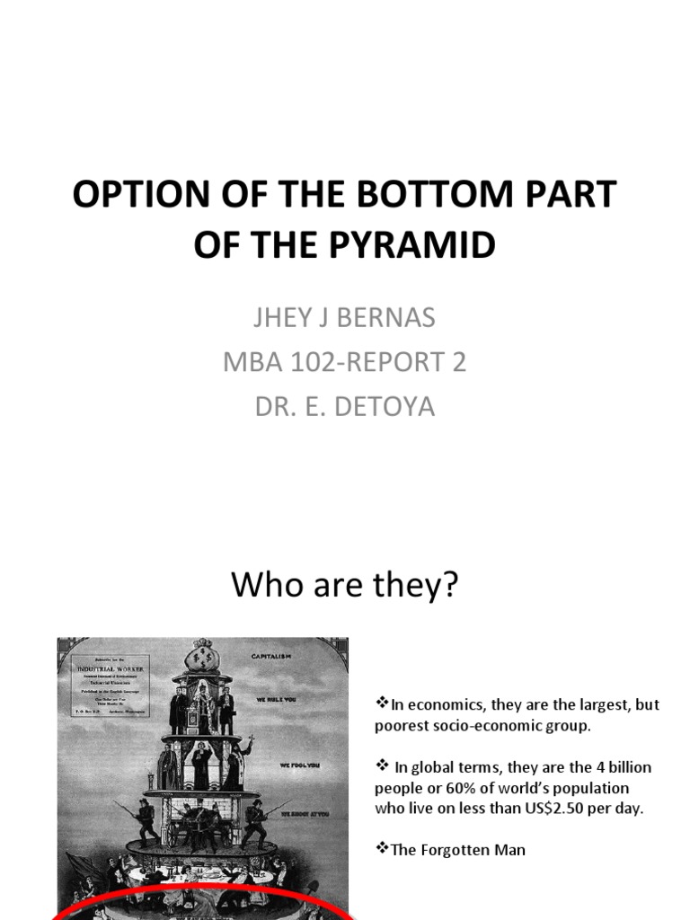 Understanding Poverty at the Bottom of the Pyramid | PDF | Poverty ...