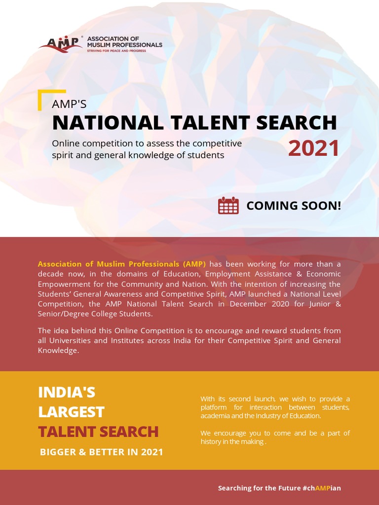 National Talent Search 2021 Brochure | PDF | Test (Assessment ...