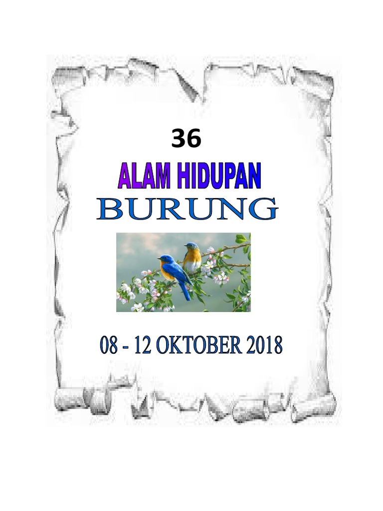 RPH 36.... 2018 Burung | PDF