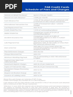 Blue FAB Signature Credit Card Benefits | PDF | Credit Card | Interest