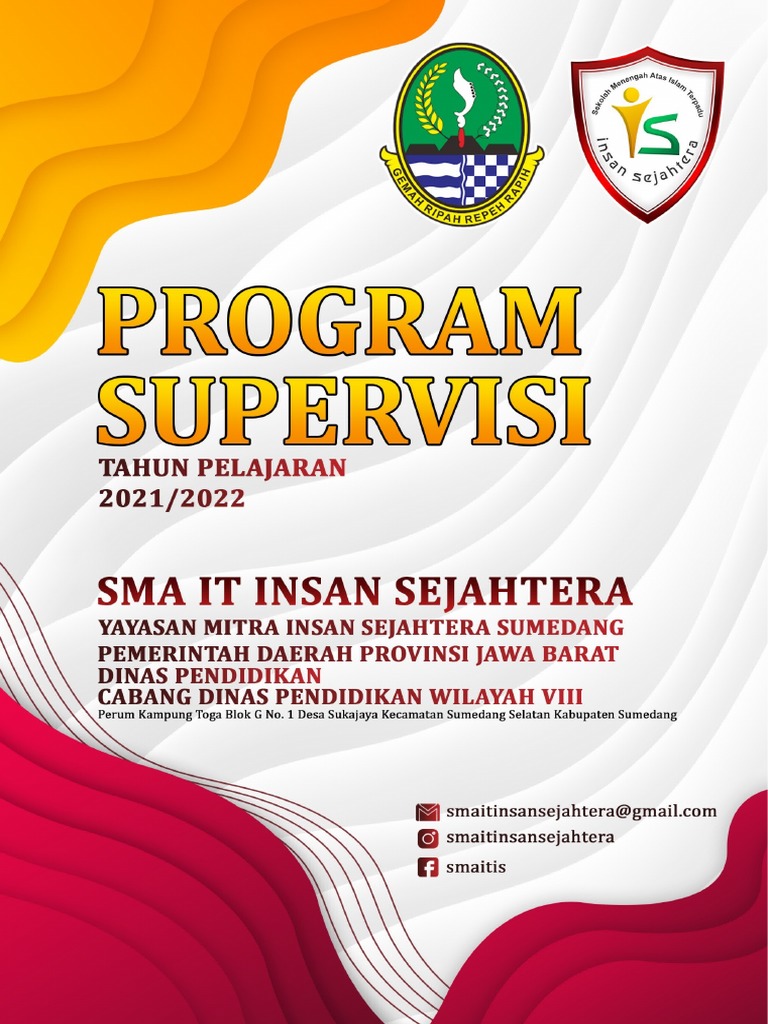 Program Supervisi Akademik Kepala Sekolah 2022-2023 | PDF