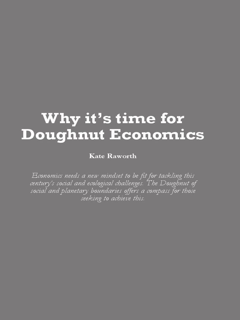 Why It's Time For Doughnut Economics | PDF | Economic Growth | Economies