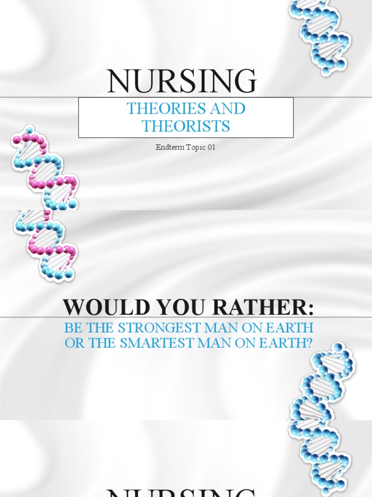 Et1 Nursing Theories and Theorists | PDF | Nursing | Behavioural Sciences