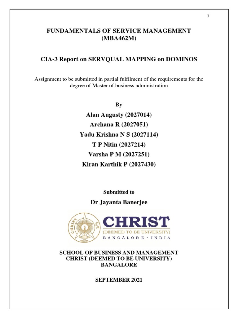 FSM - Cia - 3 - Group 5 | PDF | Domino's Pizza
