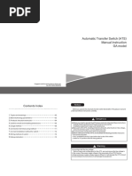 ATS Manual Installation Guide | PDF | Switch | Electricity