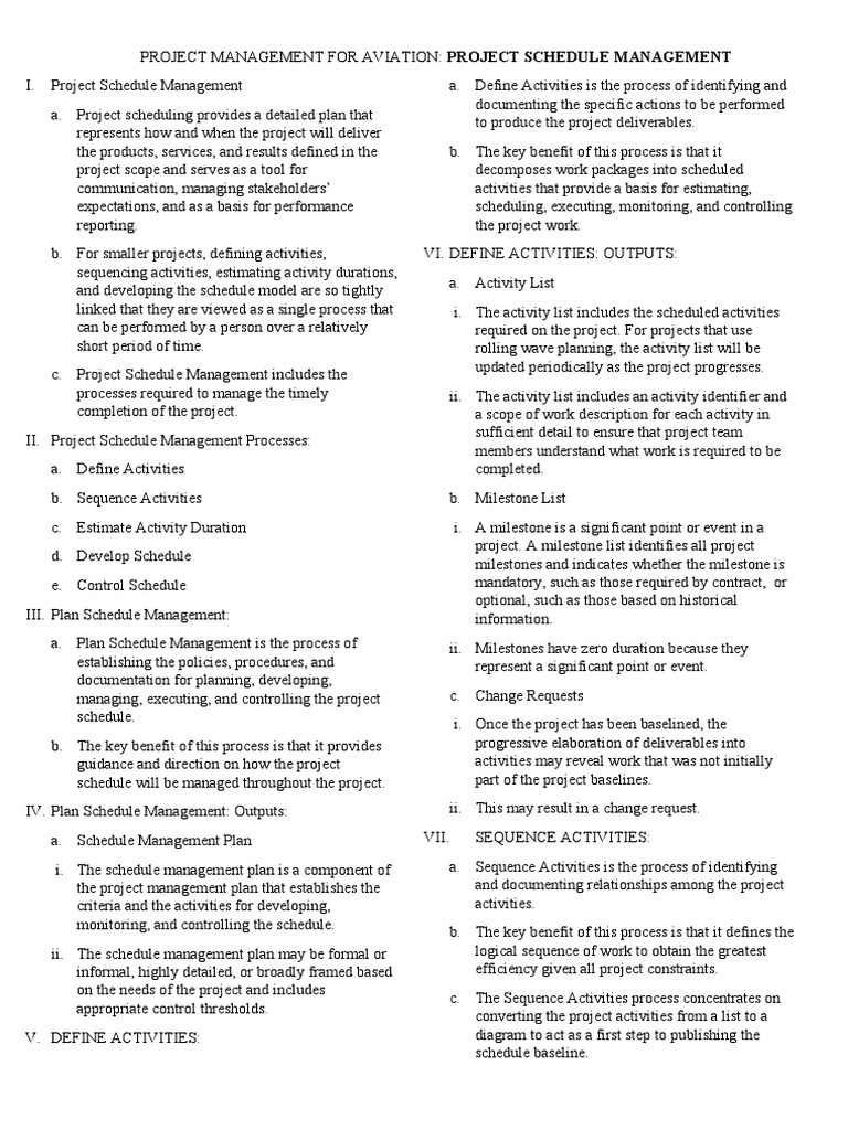 Project Schedule Management | PDF | Project Management | Forecasting Project Schedule Management | PDF | Project Management | Forecasting