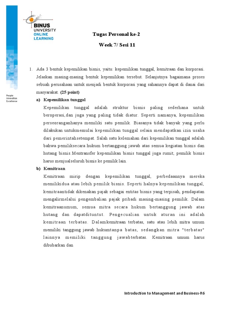 Tugas Personal 2 | PDF